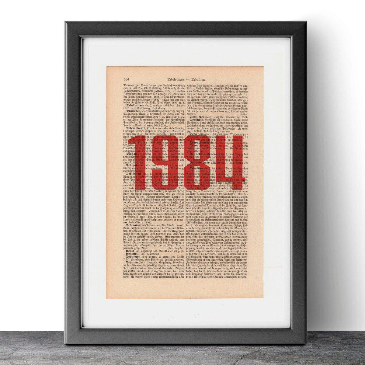1984 - book page print, an artistic tribute to George Orwell – Art on Words