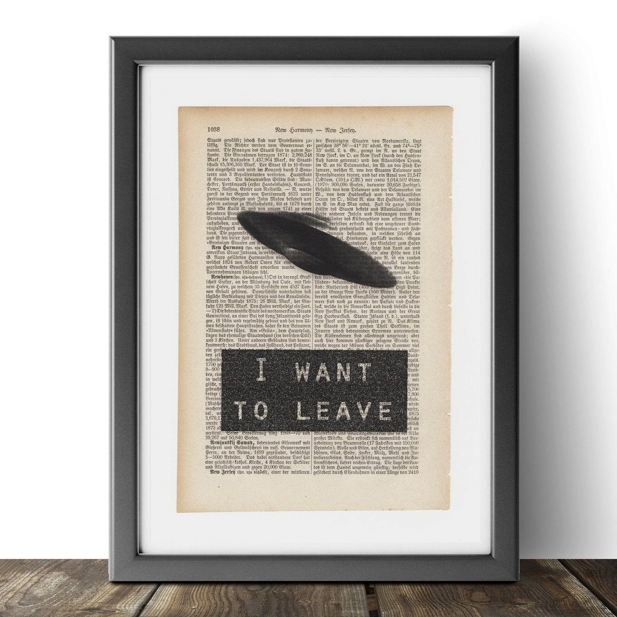 I want to leave – Art on Words
